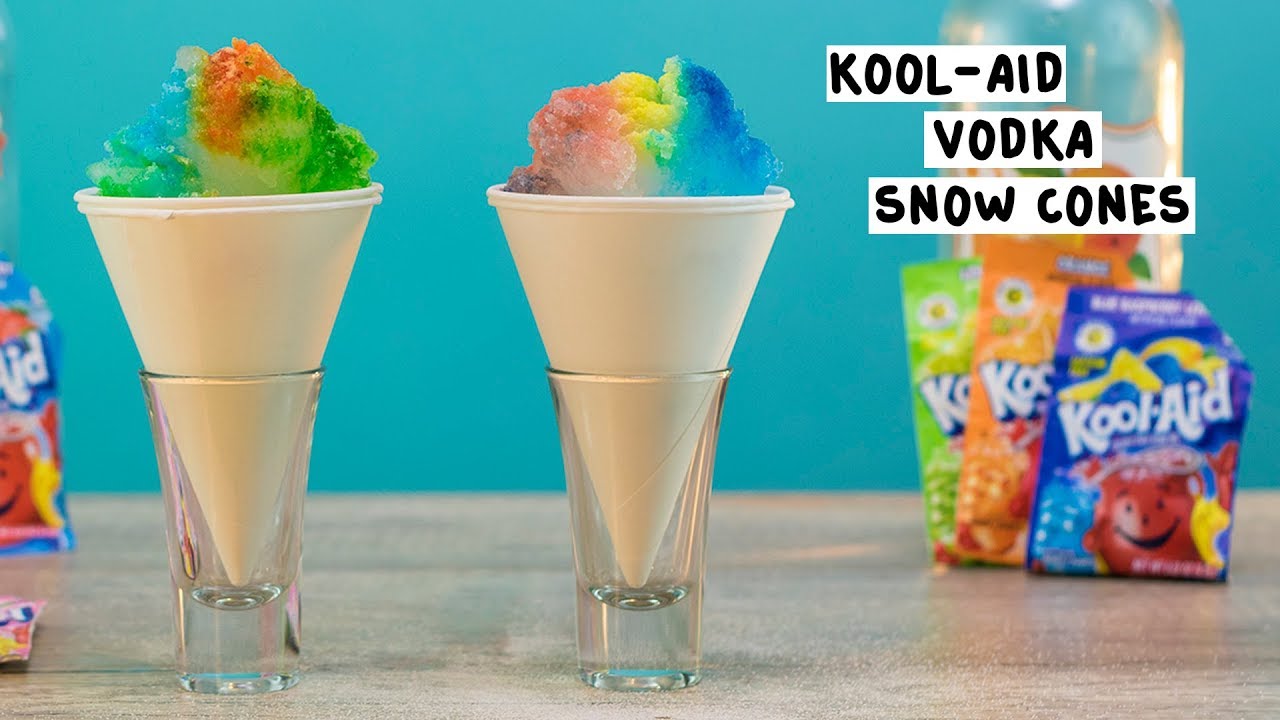 Kool Aid Vodka Snow Cones - Tipsy Bartender