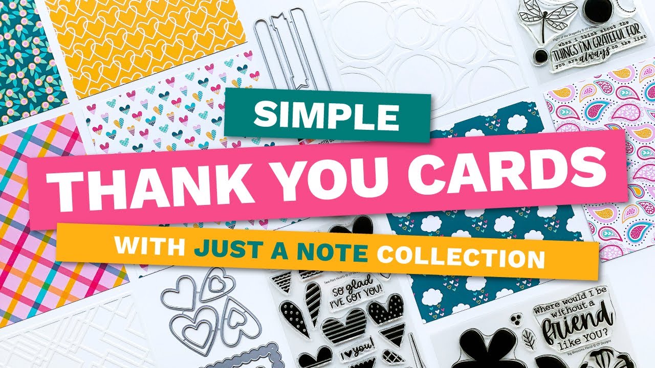Simple Thank You Cards with the Just a Note Collection