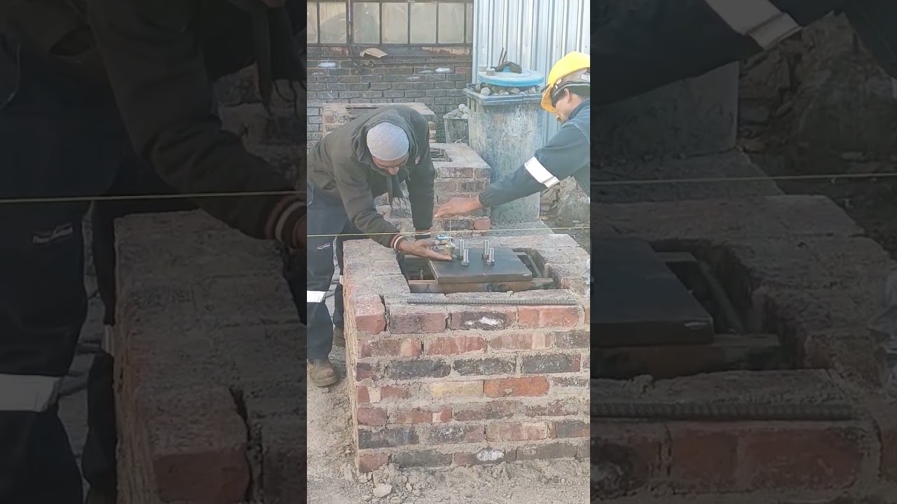 Base plate alignment #construction #sitework #civilengineering #civilconstruction #engineering