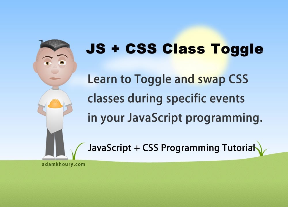 JavaScript Change CSS Class Style className Toggle Tutorial
