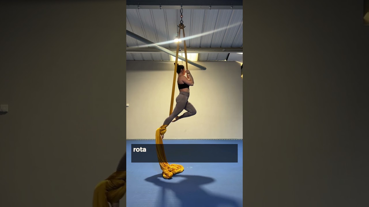 Man in the Moon - Beginner #aerialsilks #tutorial
