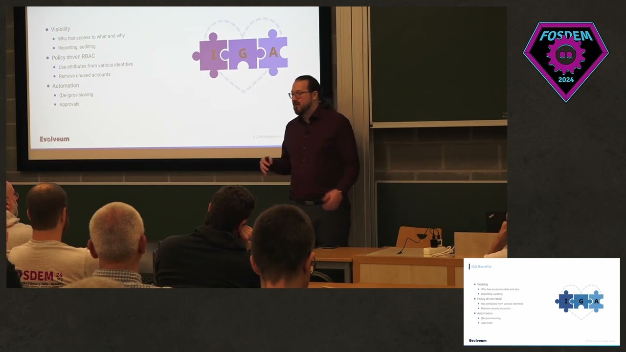 Evolveum at FOSDEM 2024: Role of IGA in Access Management with Multilateral Identities