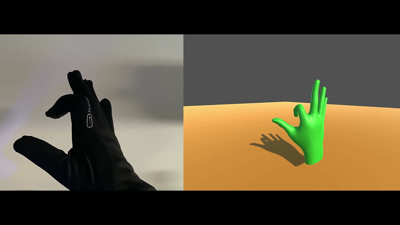 Soft Glove Project in Unity&Arduino (Oculus Hand Integrated)