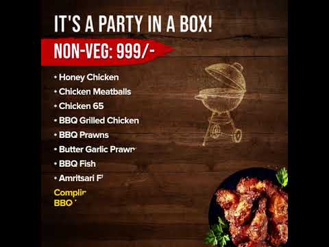 Nawgtty Platter - 1 Box, 8 Dishes + 3 Dips + Complimentary BBQ Fruits