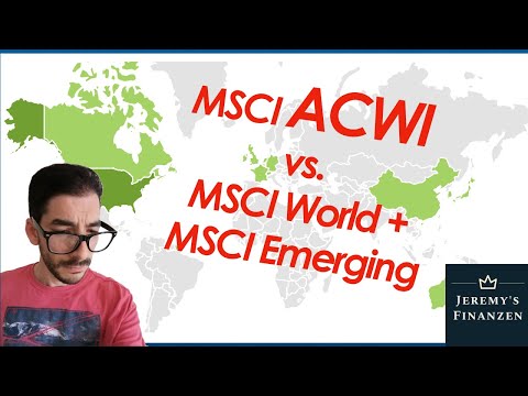 MSCI ACWI (All Country World Index) ETF vs. MSCI World + MSCI Emerging Markets Aktien ETF