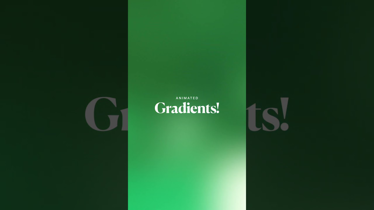 Gradient Animation Day 1