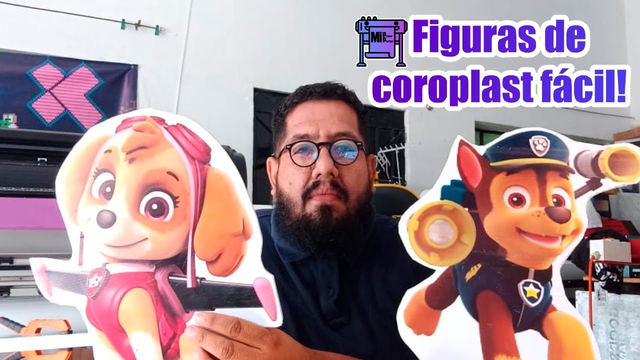 La forma  fácil para hacer figuras de coroplast,  y sin gastar mucho