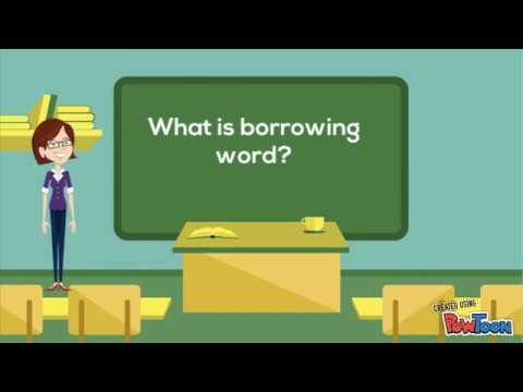 What Is Borrowing word?