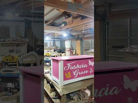 Finished up this 48"×24"×23" toybox, #trending #viral #woodworking #socialmedia #youtube #channel