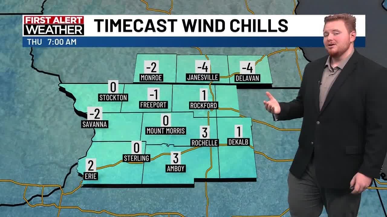 Brisk and breezy Wednesday with another snow chance Thursday