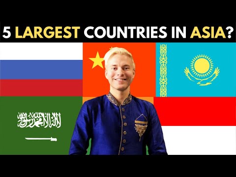 The 5 LARGEST Countries in ASIA?