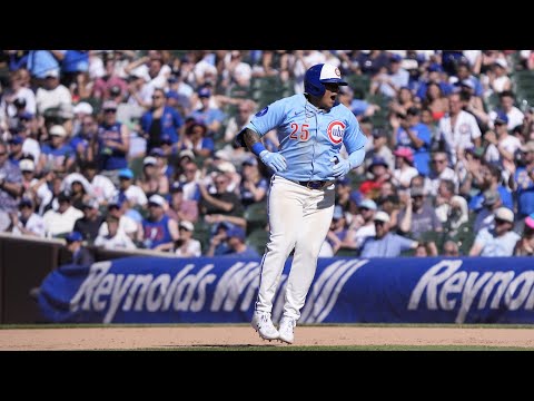 Moisés Ballesteros highlights: Cubs rookie records first MLB hit, collects two RBI vs. White Sox