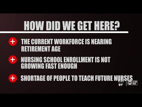 Nursing shortage is here to stay