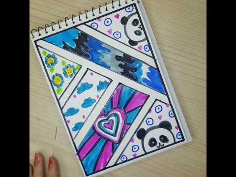 Bored? Try These Cute & Easy Doodle Ideas 🎨✨ #shorts #creativeart #drawing #doodle #trending #funart