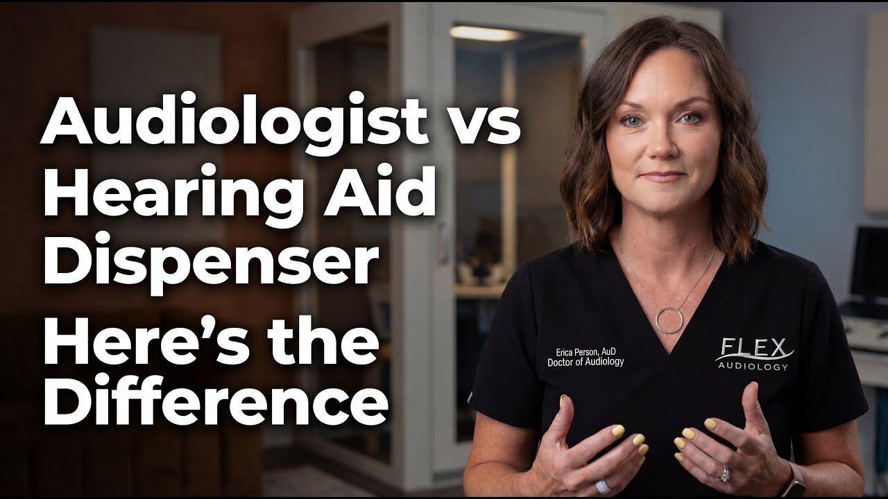 The Flex Audiology Show | Episode  | Audiologist versus hearing aid dispenser what’s the difference