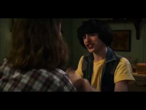 Stranger Things | Mike and Eleven kissing scene