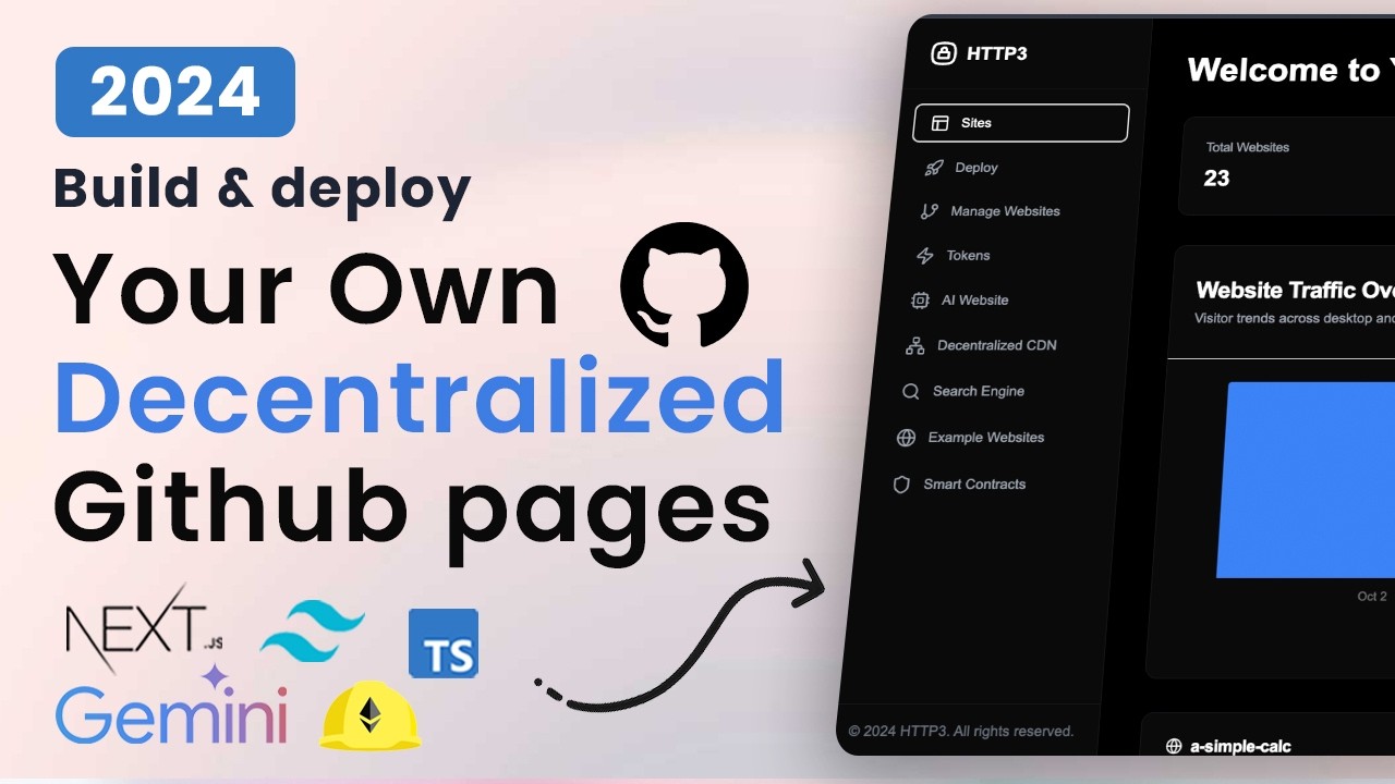 Build and Deploy your own Decentralized Github Pages with Next.js 14, Typescript, IPFS & Devv AI