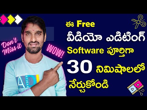Vsdc Video Editor Tutorial - Full Tutorial For Beginners | Edit Video | Video Editing in Telugu