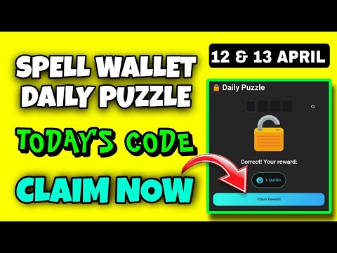 Spell Wallet Daily Puzzle Today 12 April | Spell Wallet Today Puzzle | Spell Wallet Secret Code