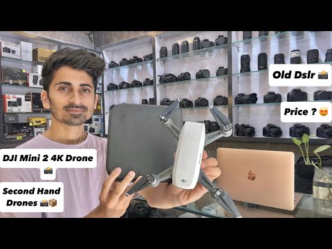 DJI MINI 2 4K Drone 🤩 Itna Sasta ? Second Hand Camera Market | Old Dslr Camera Shop 📸📍