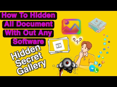 How To Hidden All Document Photo video (WithOut Any Software)//BG Tech||