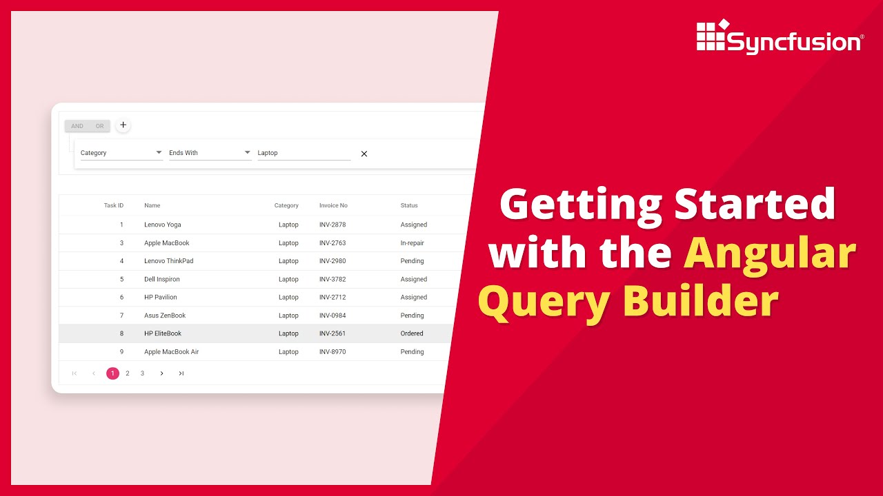 Getting Started with the Angular Query Builder