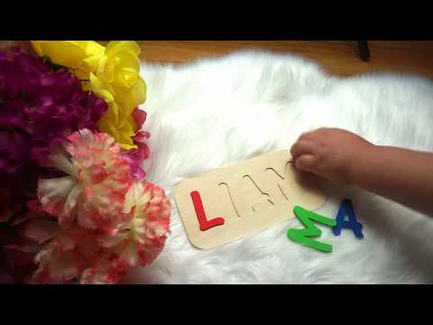 DIY Name Wood Puzzle