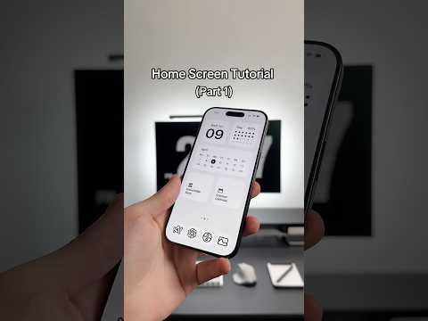 My iPhone home screen tutorial #minimalist #productivity #setup