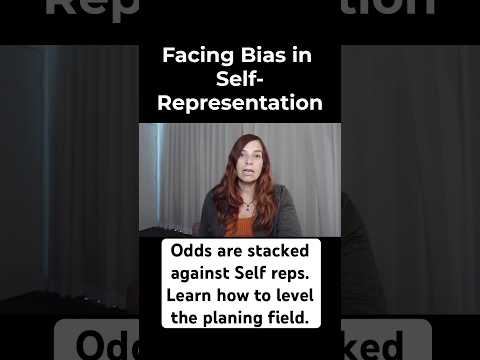 Odds are stacked against Self reps. Learn how to level the playing field.
