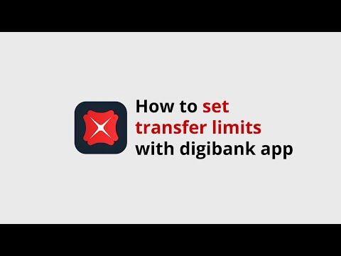DBS digibank app – How to set transfer limits