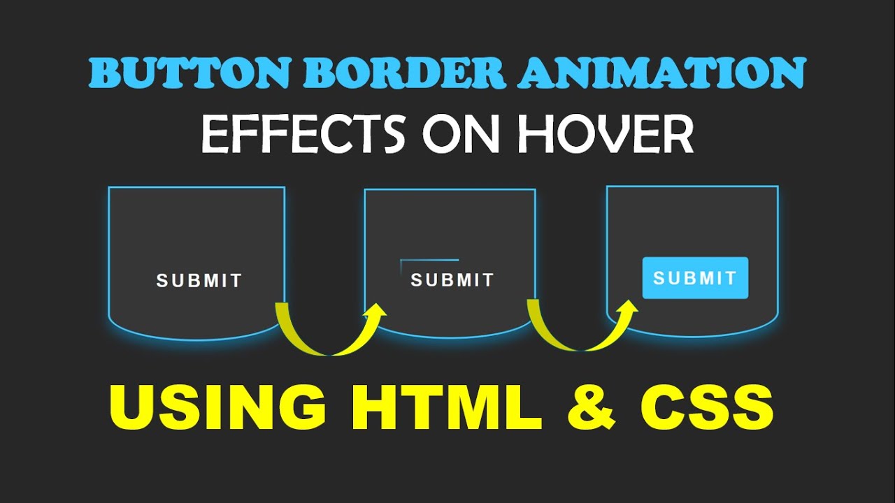 button border animation html css || button hover effect css -Engineer CPP