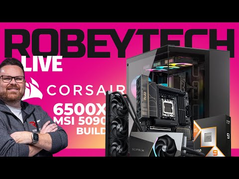 Building a $5700 MSI Liquid Suprim RTX 5090 build in the Corsair 6500x