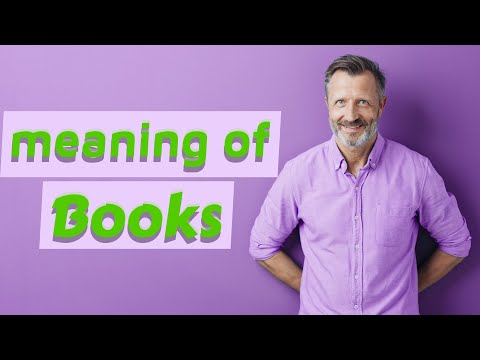 Books | Meaning of books 📖 📖 📖