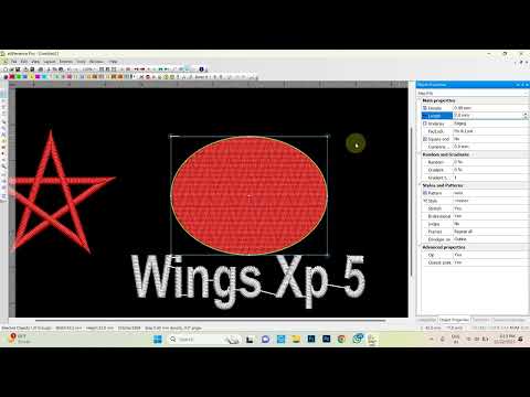 How To Make embroidery Design in Wings xp 5 Windows 11