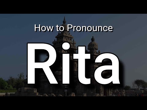 Rita: Pronunciation and Meaning (English and Indian Pronunciations)
