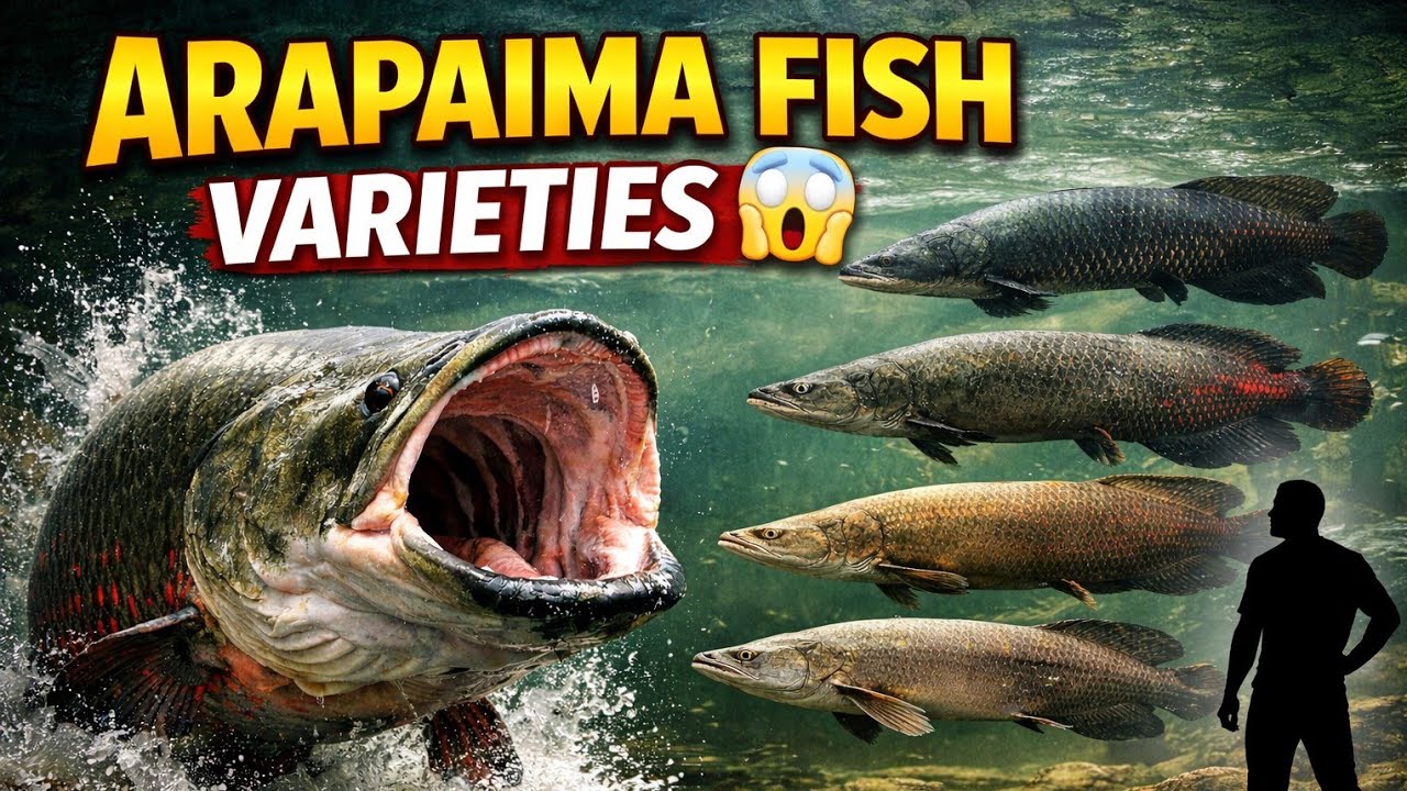 Types of Arapaima: Discover the Giant Freshwater Fish