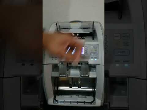 Máquina contadora de billetes revueltos con detector de billetes falsos 💵💷💶 Demo con fajilla 🇺🇸