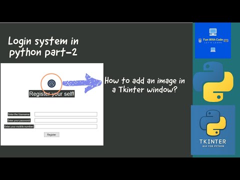 How to use image as a background image in Python tkinter | #shorts # ...