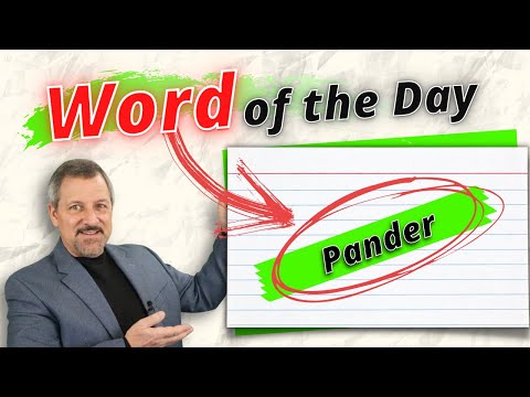 Pander 👉 How to Learn and Start Using This Word Today