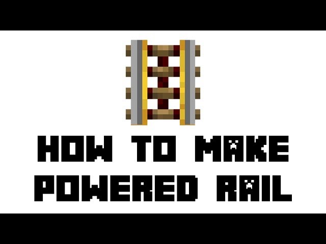 How to use powered rails efficiently in Minecraft