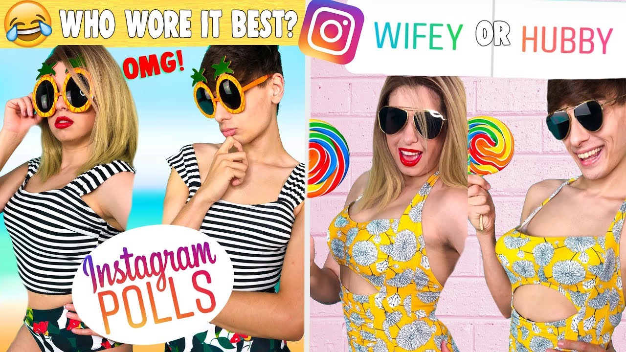 My Husband And I Try-On The SAME Swimsuits | Who Wore It Best? | Instagram Poll RESULTS