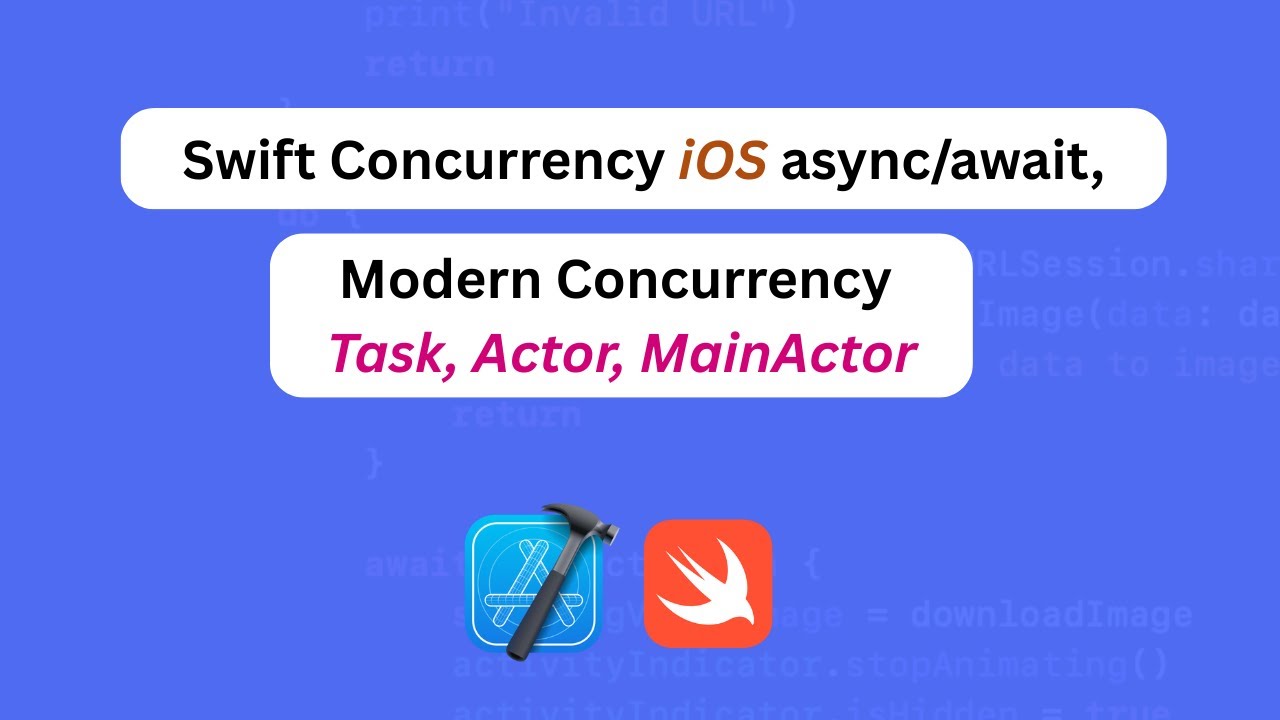 Swift Concurrency Explained – async/await, Tasks, Actors & GCD (iOS Xcode)