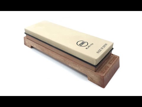KING KW65 1000/6000 Grit Combination Whetstone with Plastic Base