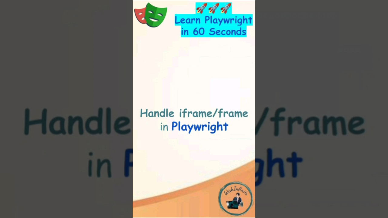 Playwright Tutorial | Handle iframe / frame in Playwright