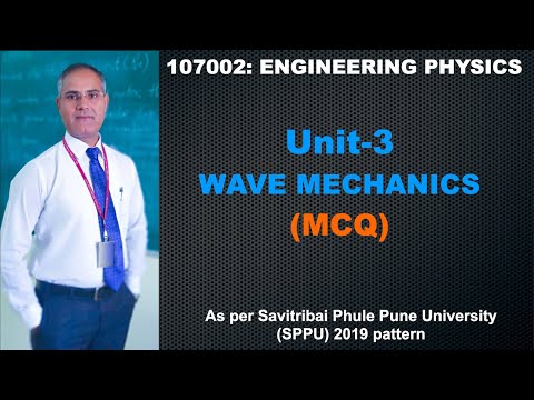 MCQ | Engineering Physics | Unit 3 Quantum Mechanics