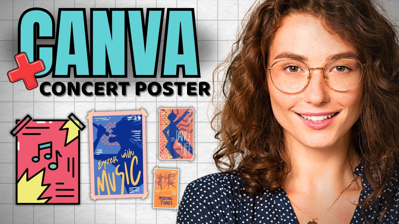 How to Make Concert Poster in Canva — Secret Trick