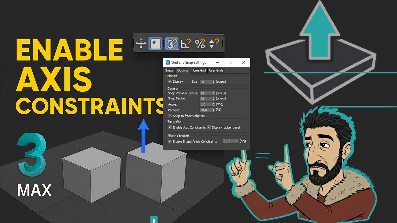 How to Align Objects Like a Pro in 3ds Max | Smart Snapping Tutorial