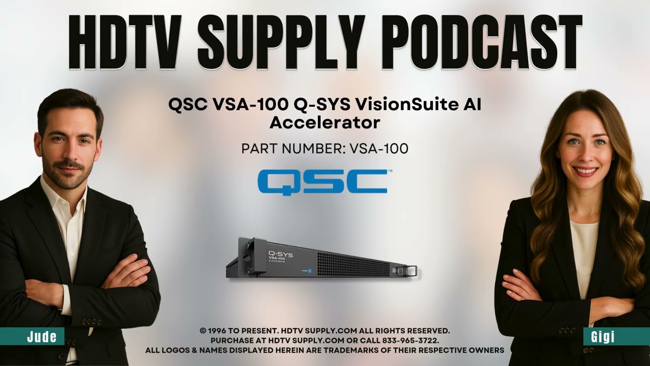 QSC VSA-100 Q-SYS VisionSuite AI Accelerator
