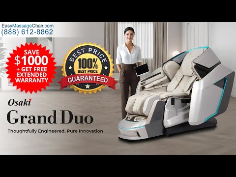 Costco Massage Chair - Osaki Grand Duo with Dual 4D and Sliding Doors