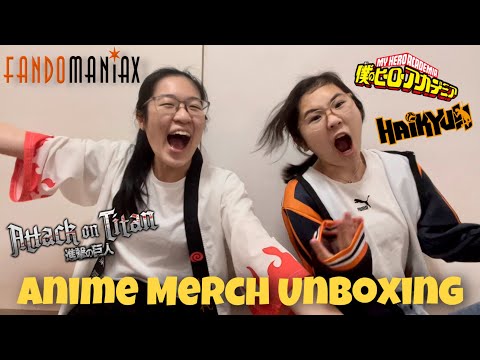 Anime Merch Unboxing!! - Attack On Titan, My Hero Academia and more | Fandomaniax
